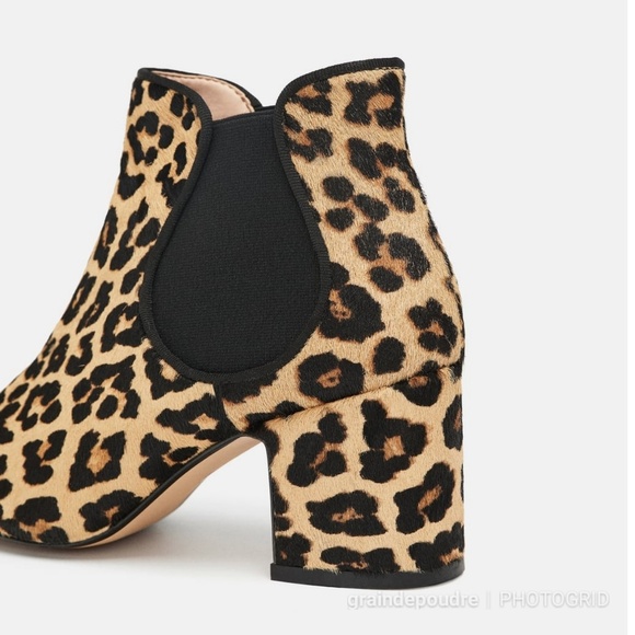 Zara | Shoes | Rare Zara Leopard Pony Hair Fur Leather Pointy Toe ...
